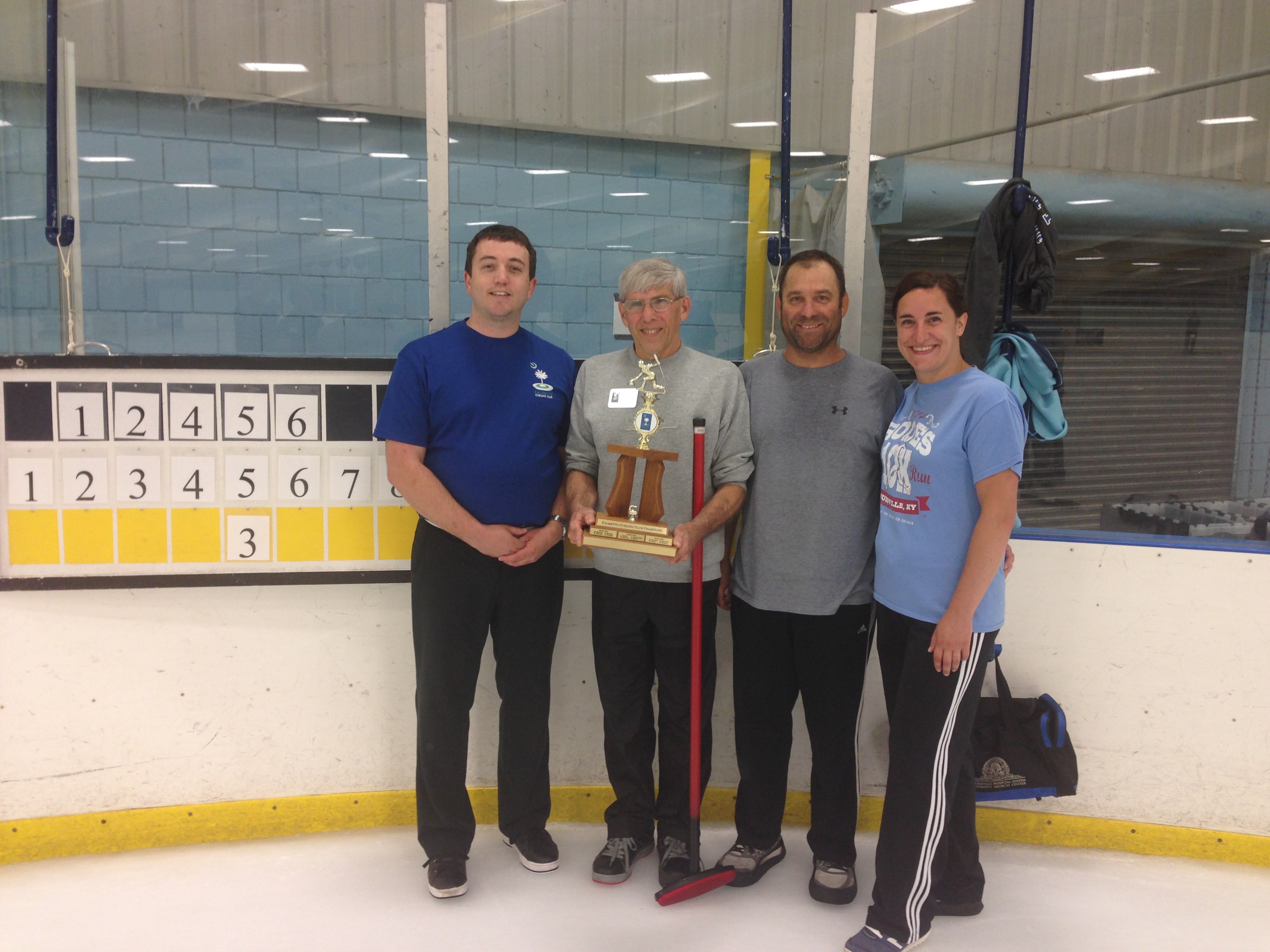 Team Smith wins 2015 Club Championship – Palmetto Curling Club